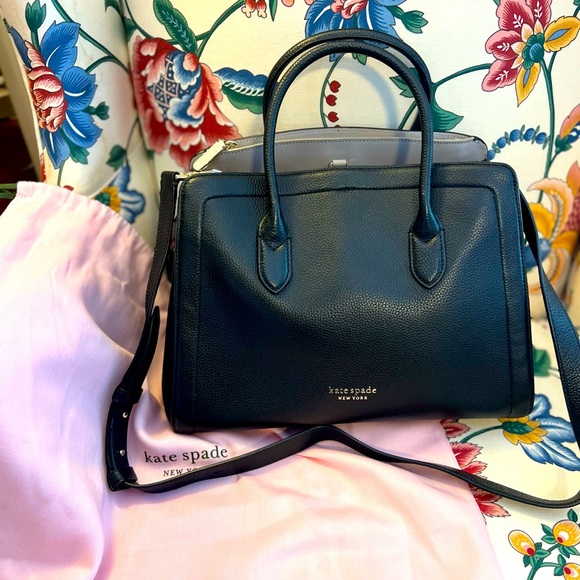 kate spade | Bags | Preloved Kate Spade Vintage Leather Top Handle Bag ...